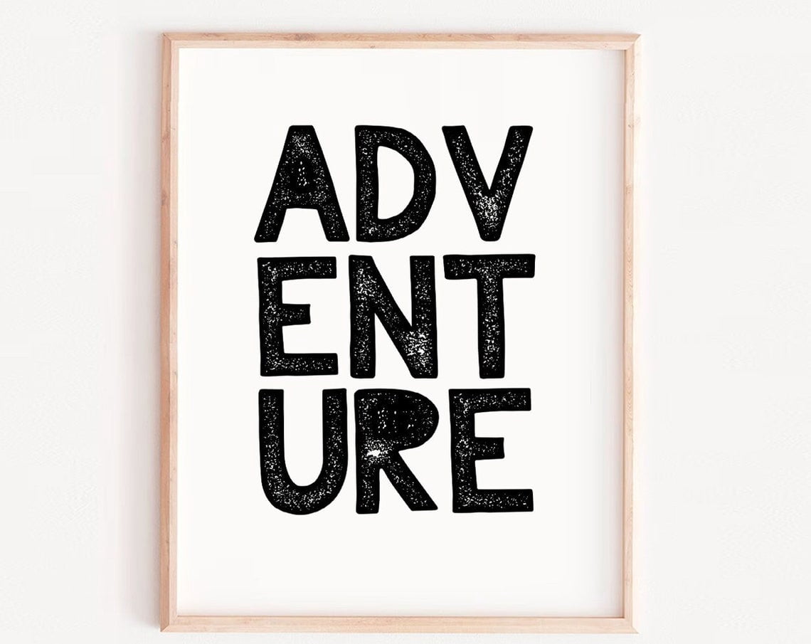 DOPAPRINT Adventure Art, Kids Wall Print, Adventure Poster, Adventure ...