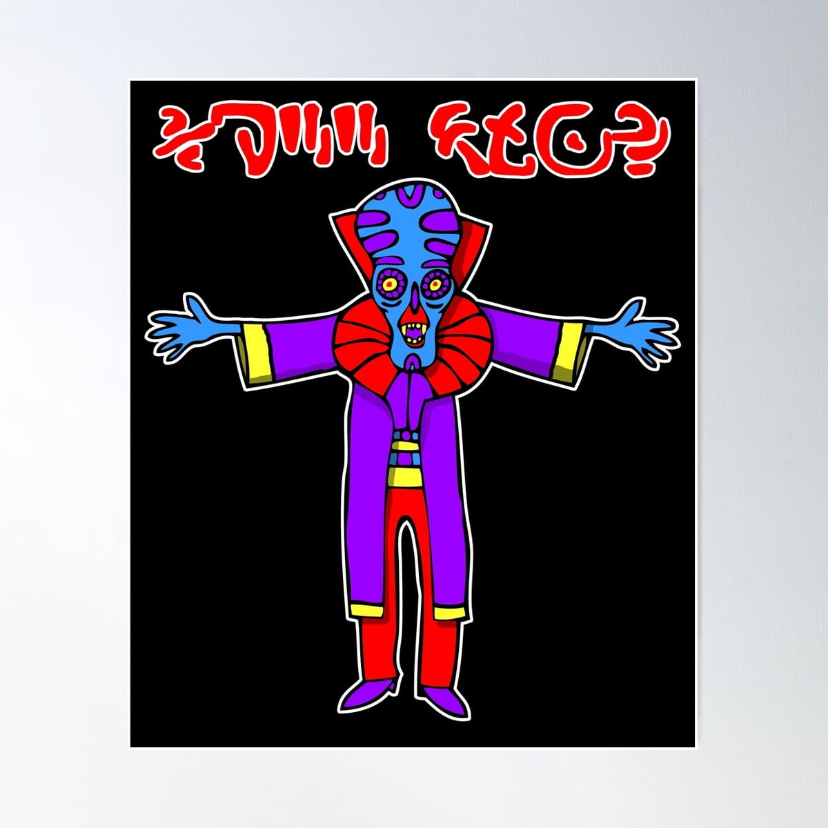 DOPAPRINT Alien Vampires #3 Poster Wall Art, Modern Wall Decor For ...