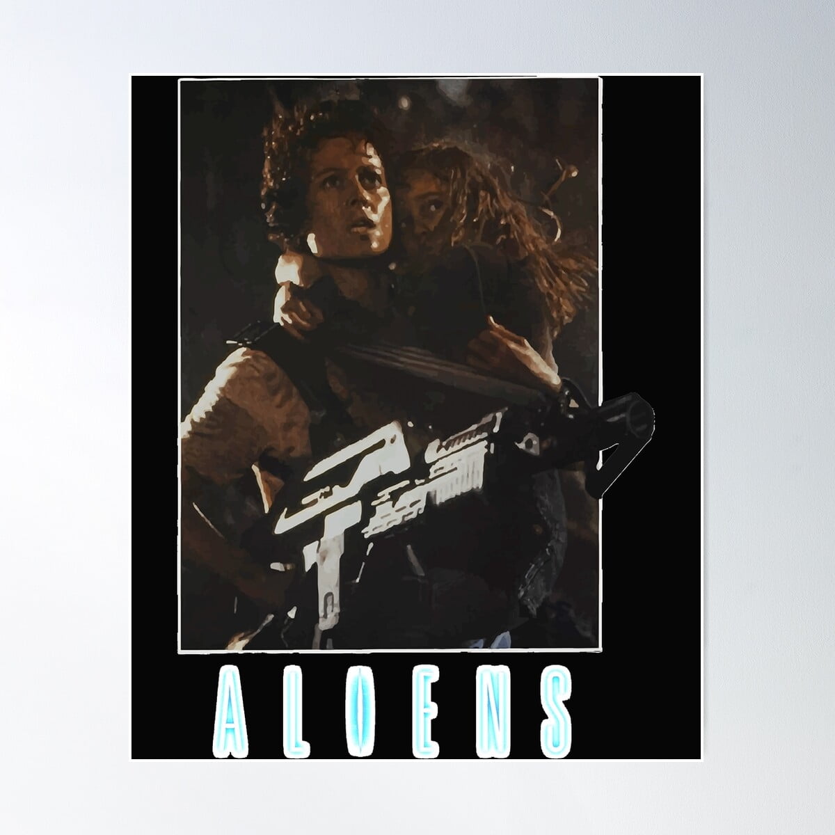 DOPAPRINT Aliens - Ripley & Newt Classic Poster Wall Art, Modern Wall ...