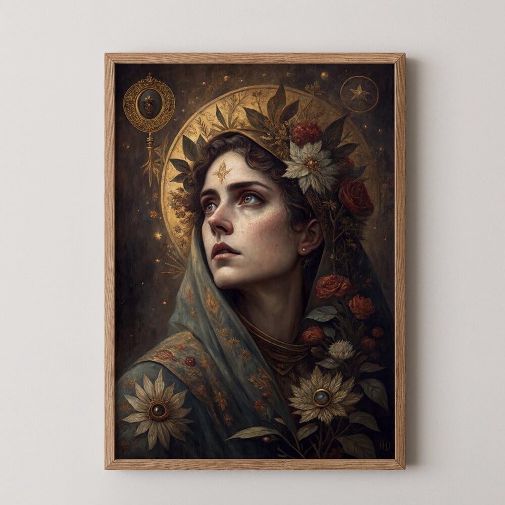 DOPAPRINT Alter Art Vintage Portrait, Baroque Oil Painting Print ...