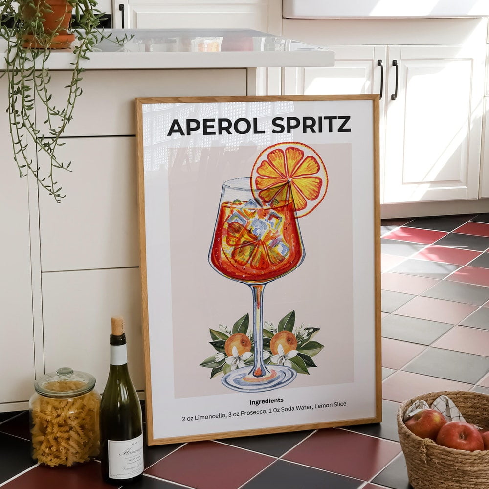 DOPAPRINT Aperol Spritz Print, Aperol Spritz Decor, Aperol Spritz ...