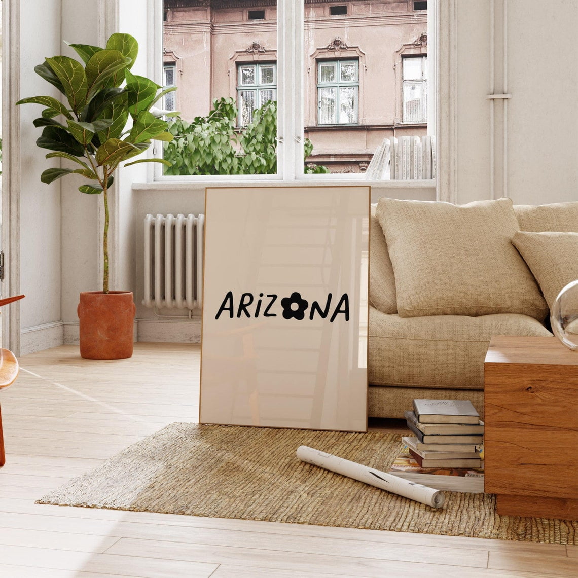 DOPAPRINT Arizona Print Arizona Minimalist Wall Art Arizona State Print ...
