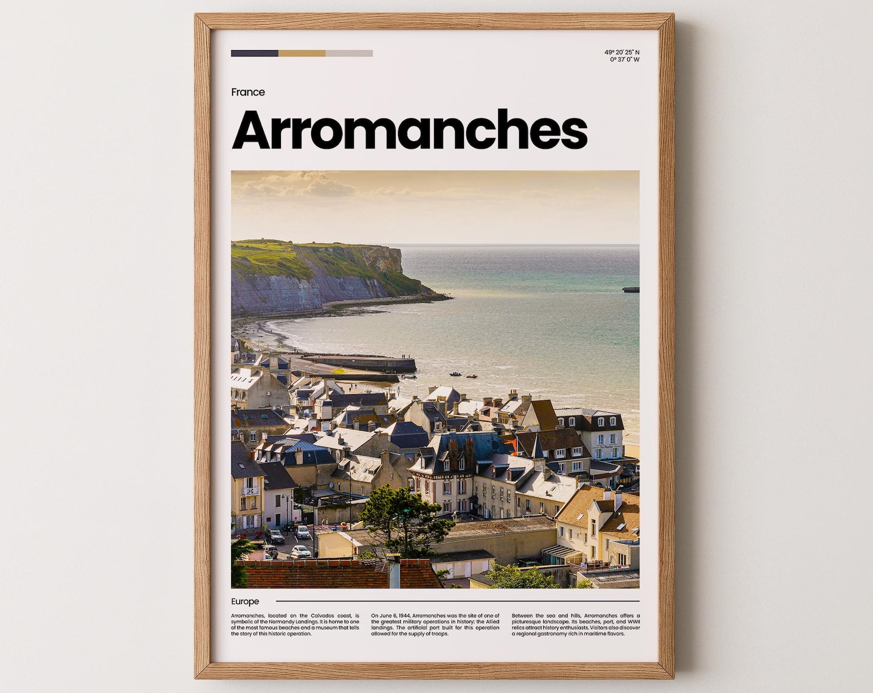 DOPAPRINT Arromanches Poster, Arromanches Print, Arromanches Photo ...