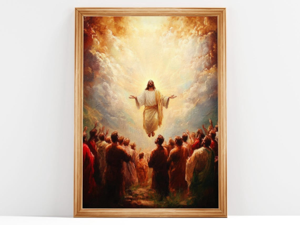 DOPAPRINT Ascension Of Christ, Jesus Painting, Jesus Portrait, Christ ...