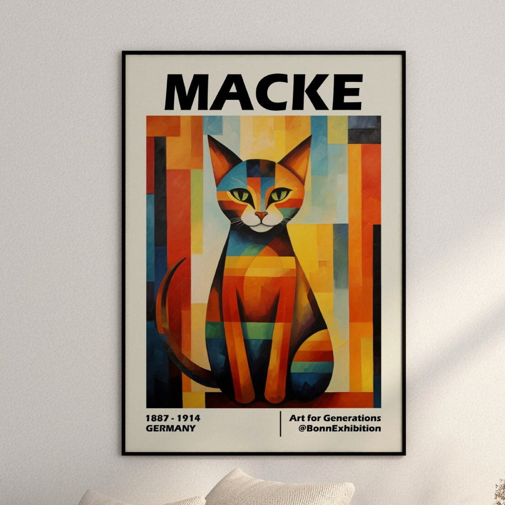 DOPAPRINT August Macke Poster - Modern exhibition art as August Macke ...