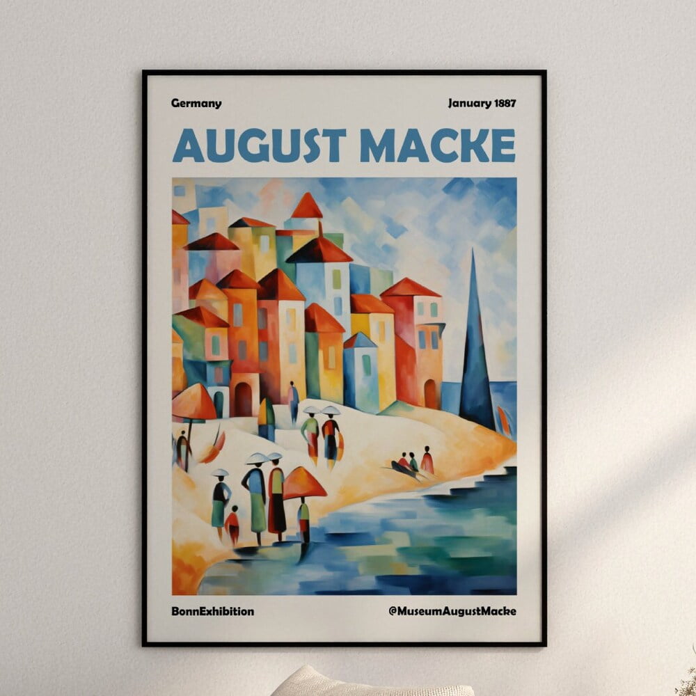 DOPAPRINT August Macke Poster - Modern exhibition art as August Macke ...