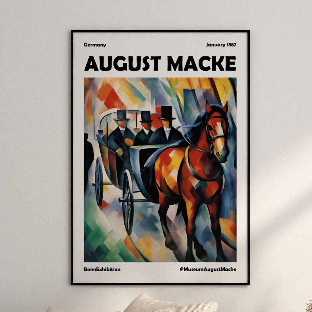 DOPAPRINT August Macke Poster - Modern exhibition art as August Macke ...