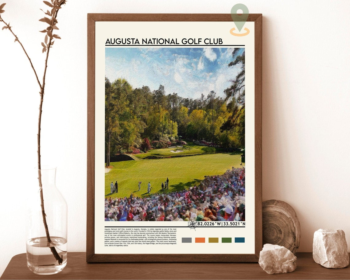 DOPAPRINT Augusta National Golf Print, Augusta National Golf Poster ...