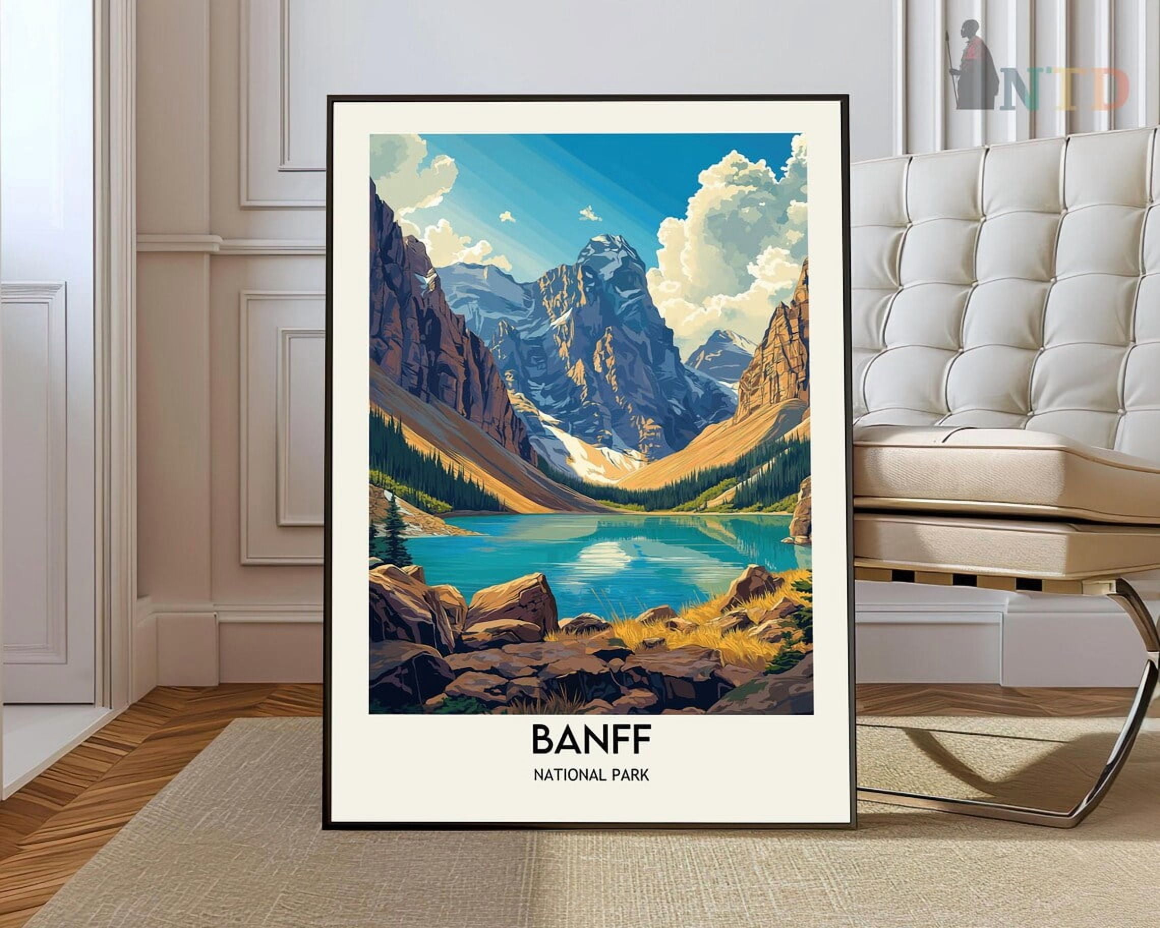 DOPAPRINT Banff Print Banff National Park Poster Banff Canada ...