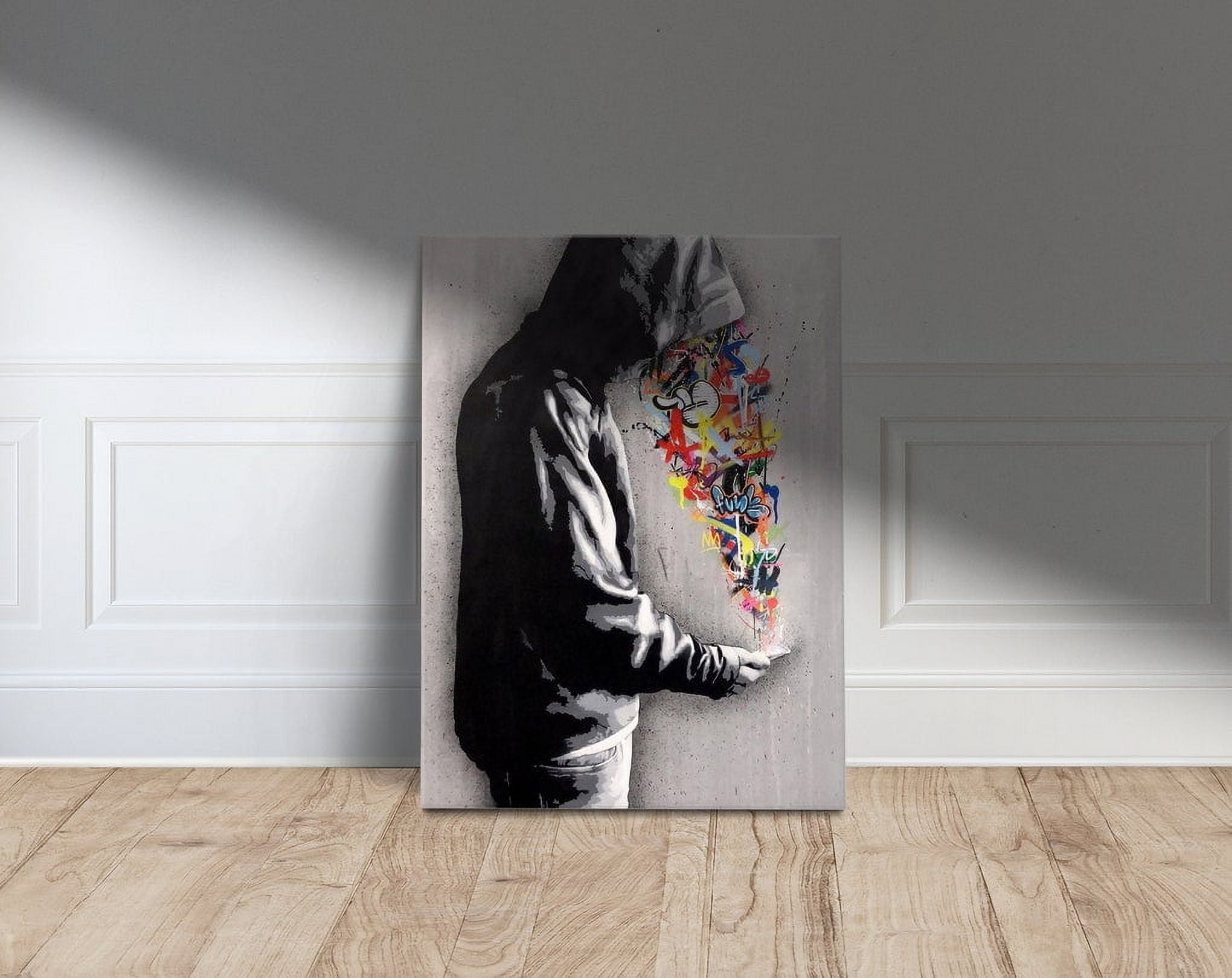 DOPAPRINT Banksy Wall Art, Street Graffiti Decor, Famous Mural Quote ...