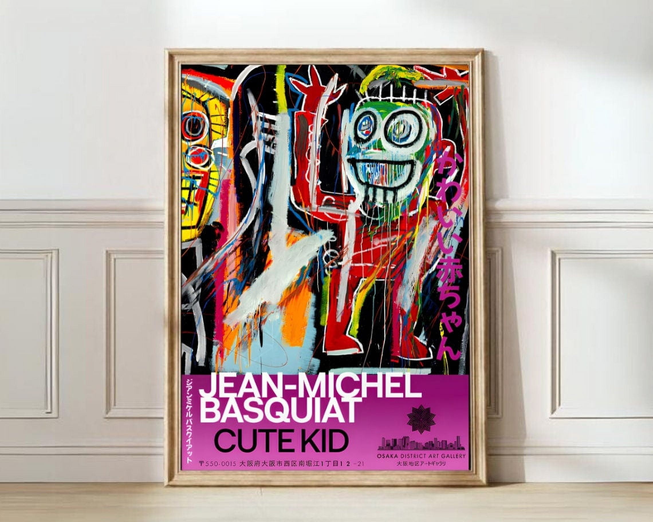 DOPAPRINT Basquiat Wall Art Jean-Michel Basquiat Art Print Cute Kid ...