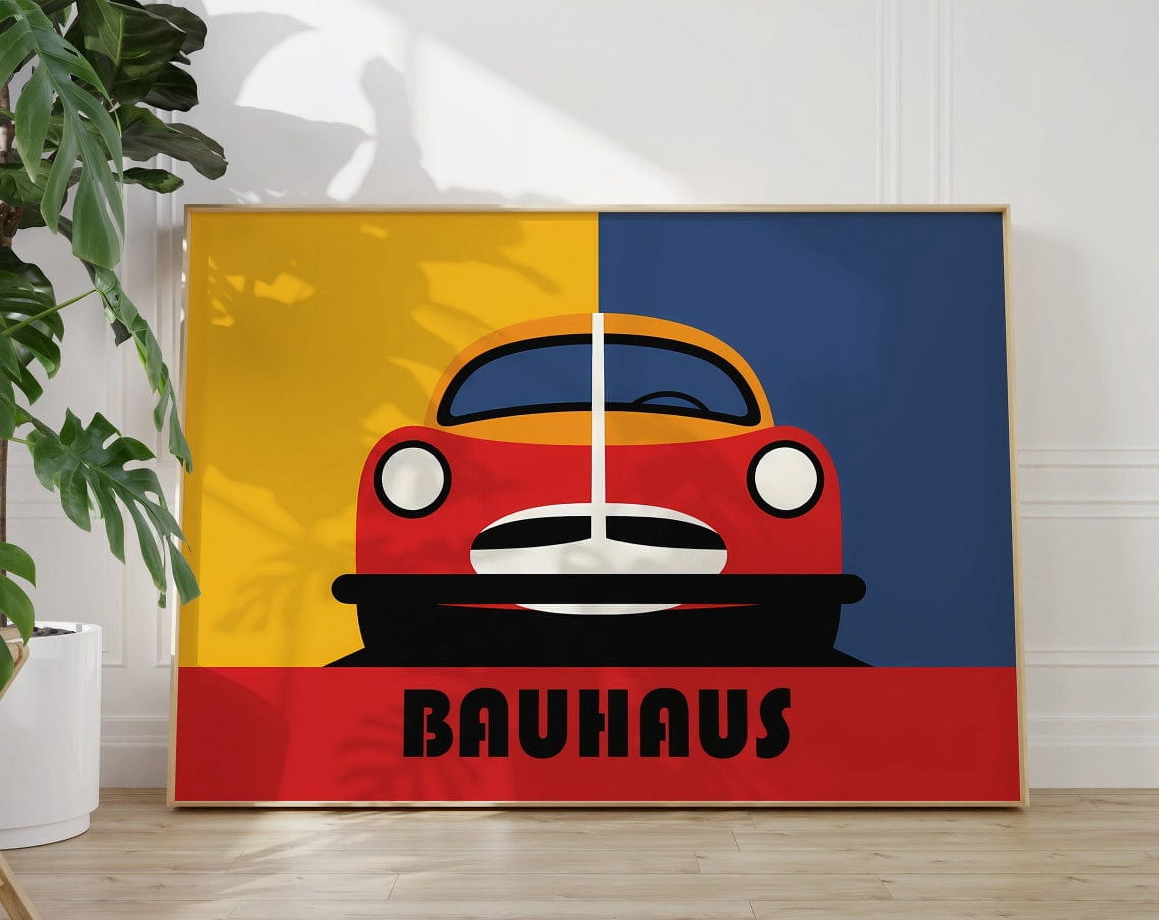 DOPAPRINT Bauhaus Poster - Car - Merging Art And Craft As Bauhaus Wall ...