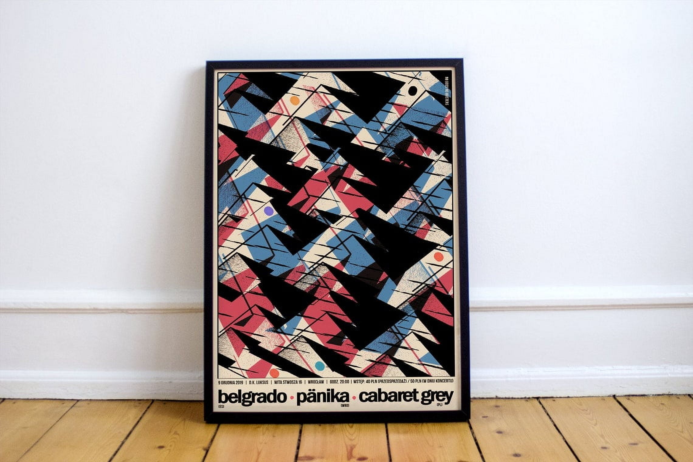 DOPAPRINT Belgrado, Panika, Cabaret Grey - Original Gig Poster From Concert In Poland, Music ...