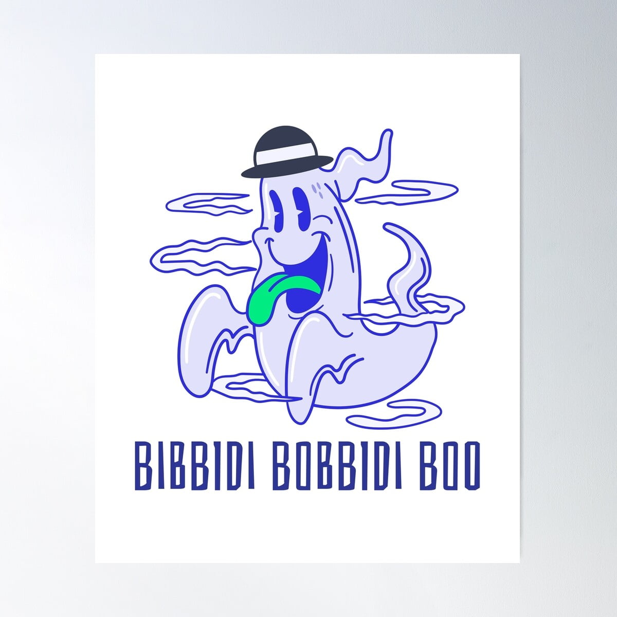 DOPAPRINT Bibbidi Bobbidi Boo Ghost Funny Poster Wall Art, Bedroom NO ...