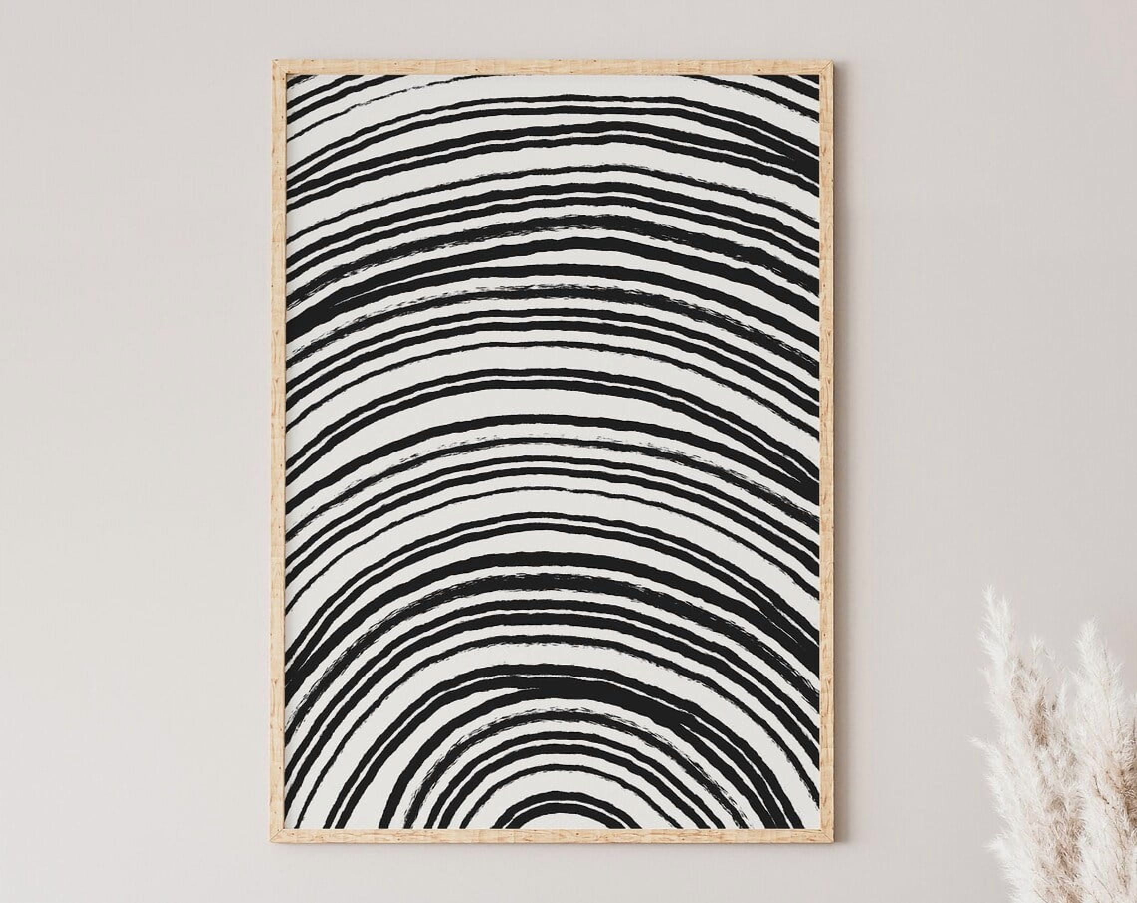 DOPAPRINT Black And White Art, Line Drawing Print, Japandi Wall Art,Able Print, Brush Strokes ...