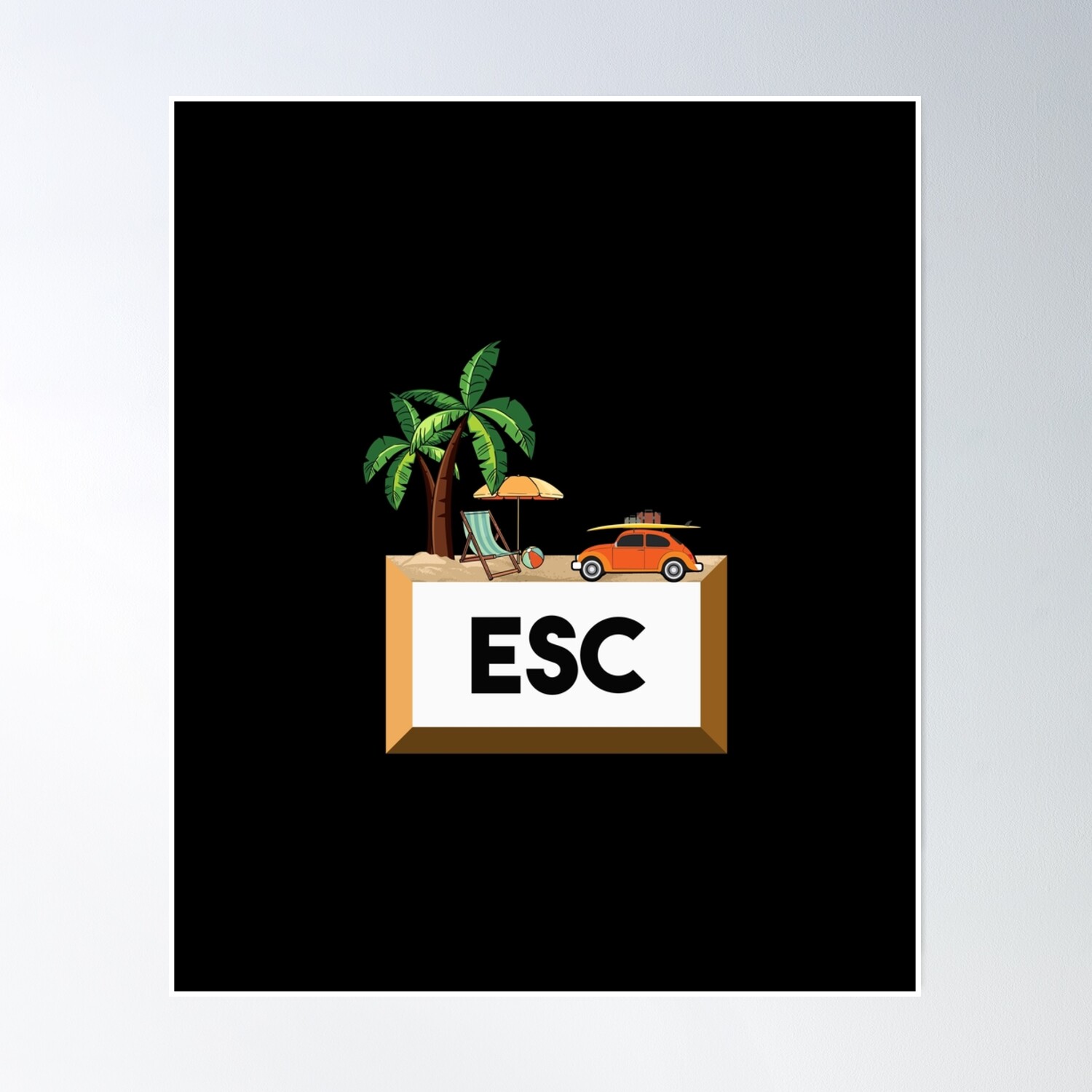 DOPAPRINT Bloom Theory Esc Vacation Escape Key Professional Programmer ...
