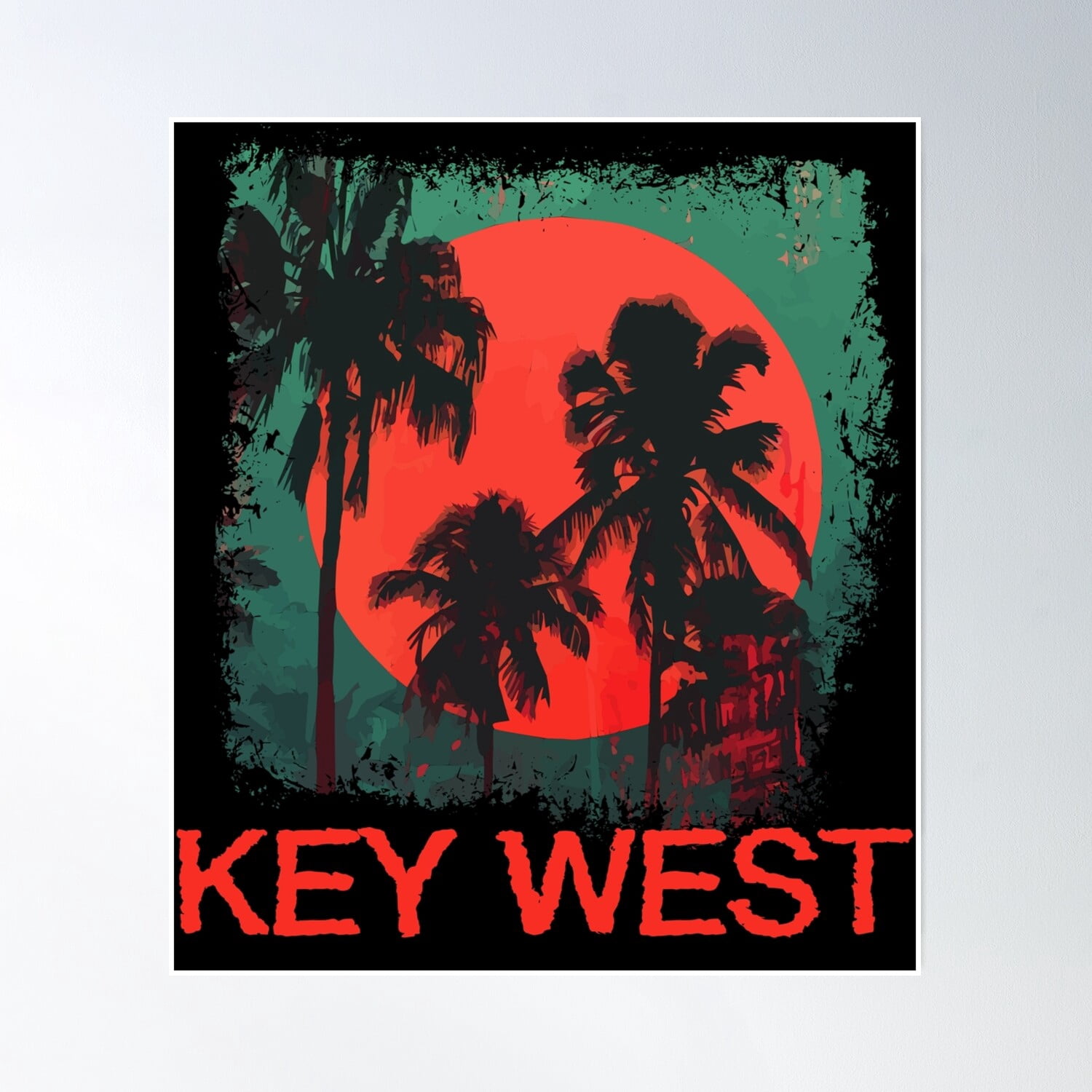 DOPAPRINT Bloom Theory Key West Florida Poster Wall Art, Modern Wall ...