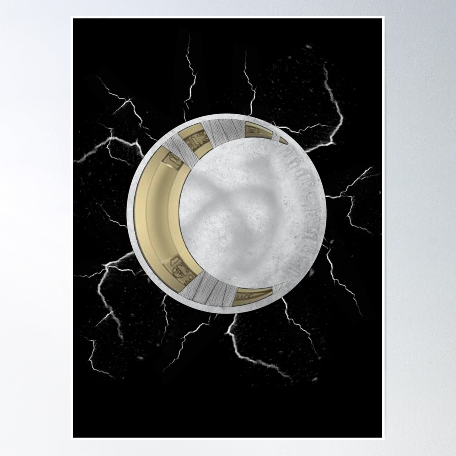 DOPAPRINT Bloom Theory Moon Knight Chest Poster Wall Art, Modern Wall ...