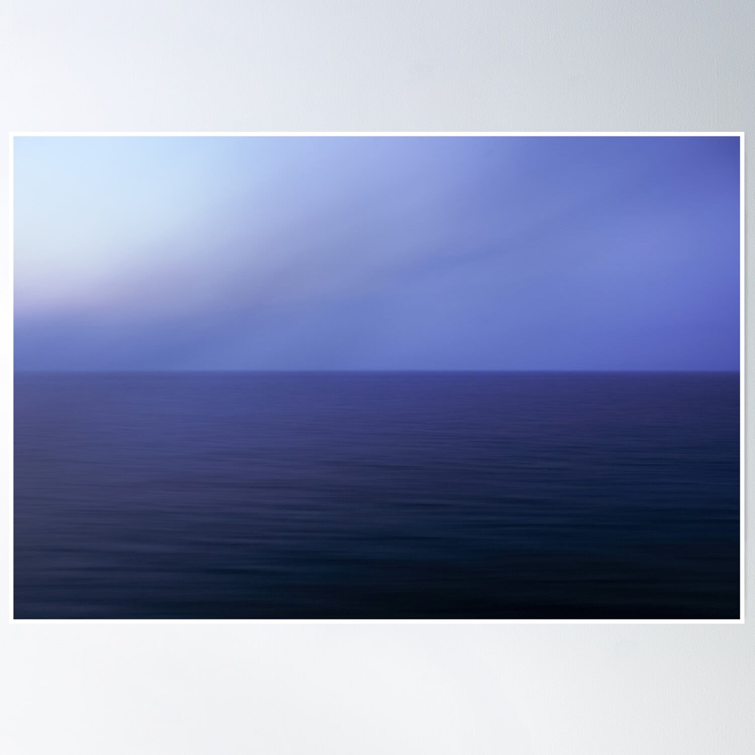 DOPAPRINT Blue Dark Sea Poster Wall Art, Modern Wall Decor NO FRAMED ...