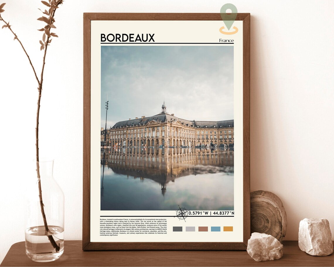 DOPAPRINT Bordeaux Print, Bordeaux Photo, Bordeaux Poster, Bordeaux ...
