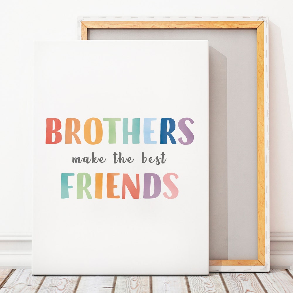 DOPAPRINT Brothers Bedroom Prints, Rainbow Boys Room, Boys Playroom ...