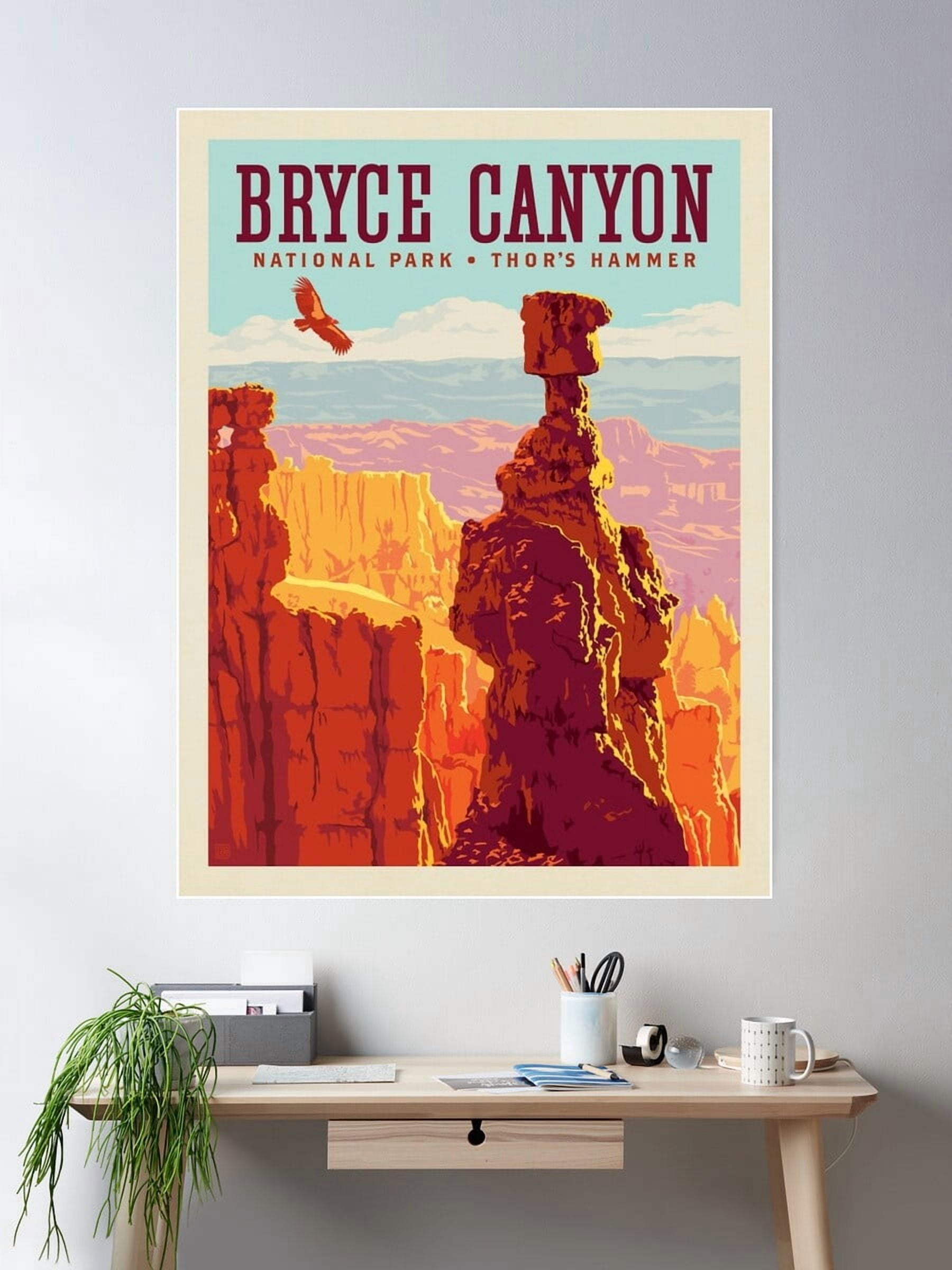 DOPAPRINT Bryce Canyon National Park Poster Wall Art, Modern Wall Decor ...