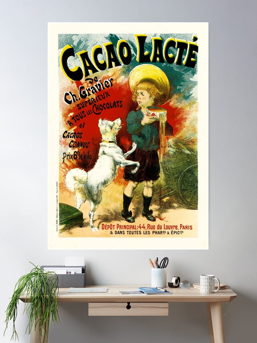 DOPAPRINT Cacao Lacte By Poster Artist Lucien Lefevre Les Maitres De L ...