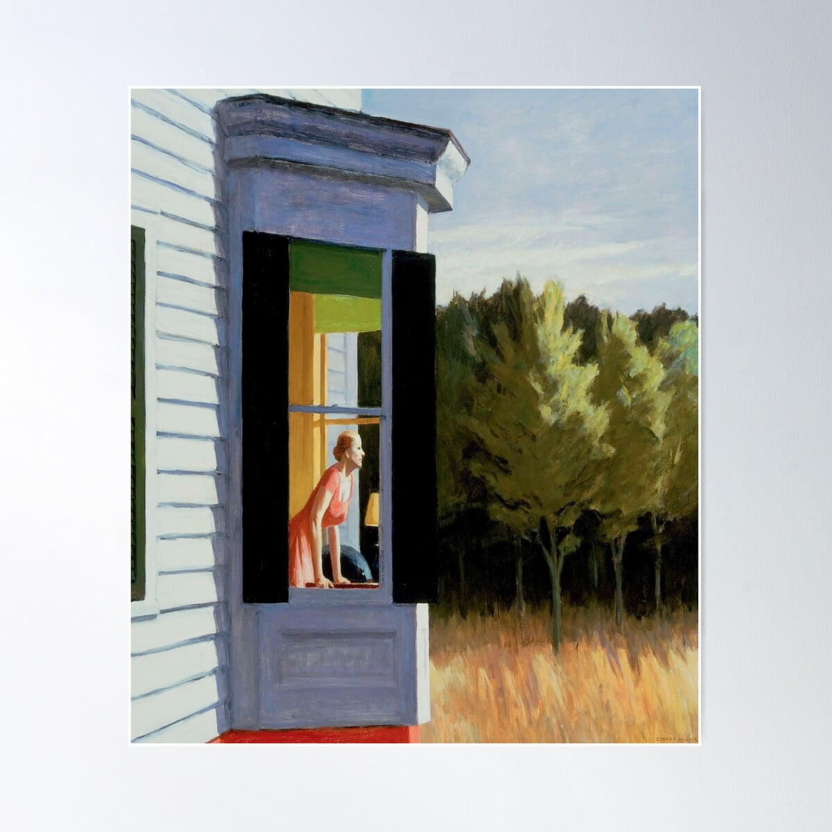 DOPAPRINT Cape Cod Morning Edward Hopper Poster Wall Art, Modern Wall ...