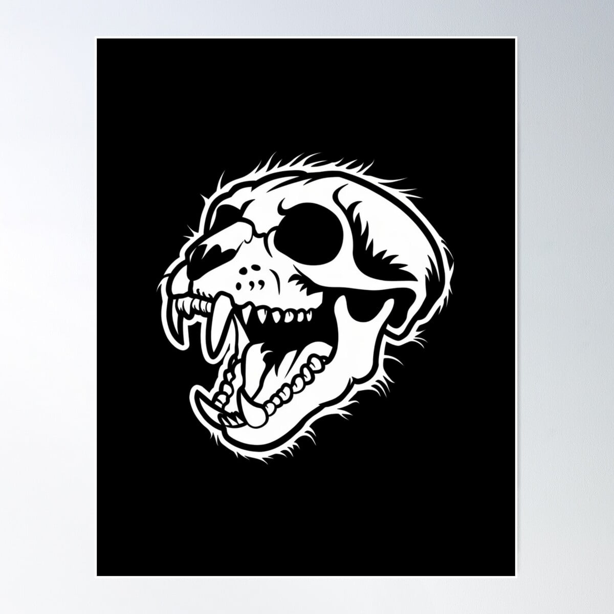 DOPAPRINT Cat Skull: Death Metal Cats, Emo Cats, Punk Cats, And ...