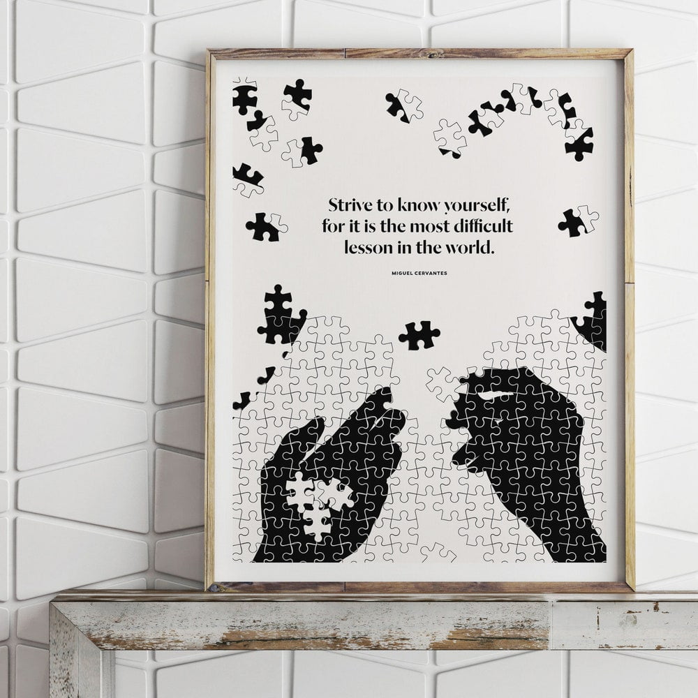 DOPAPRINT Cervantes Literary Art Print, "Don Quixote" Quote, Spanish ...