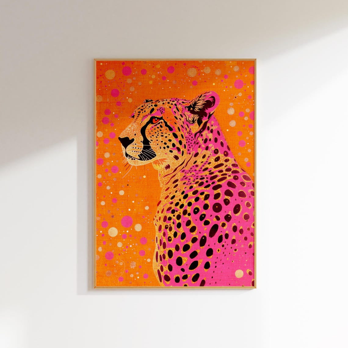 DOPAPRINT Cheetah Print Wall Art Print Trendy Dorm Room Decor, Cheetah ...