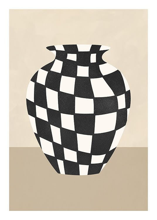 DOPAPRINT Chequer No2 Wall Art, Bedroom NO FRAMED POSTER, Wall Art Home Decor, Haging Poster ...