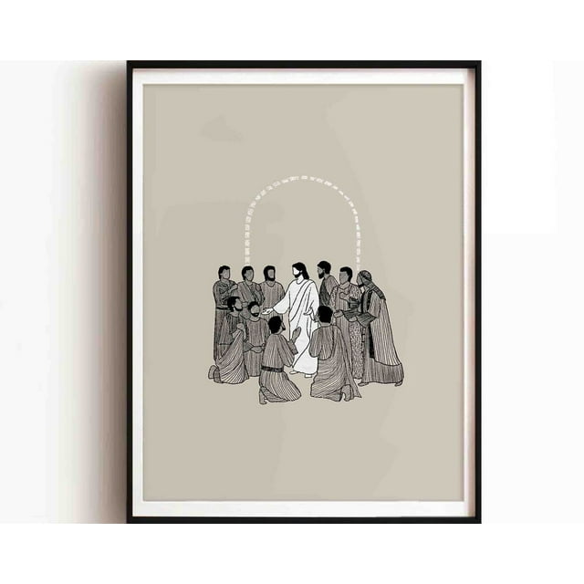 DOPAPRINT Christ Post Resurrection Appearance, Apostles Disciples ...