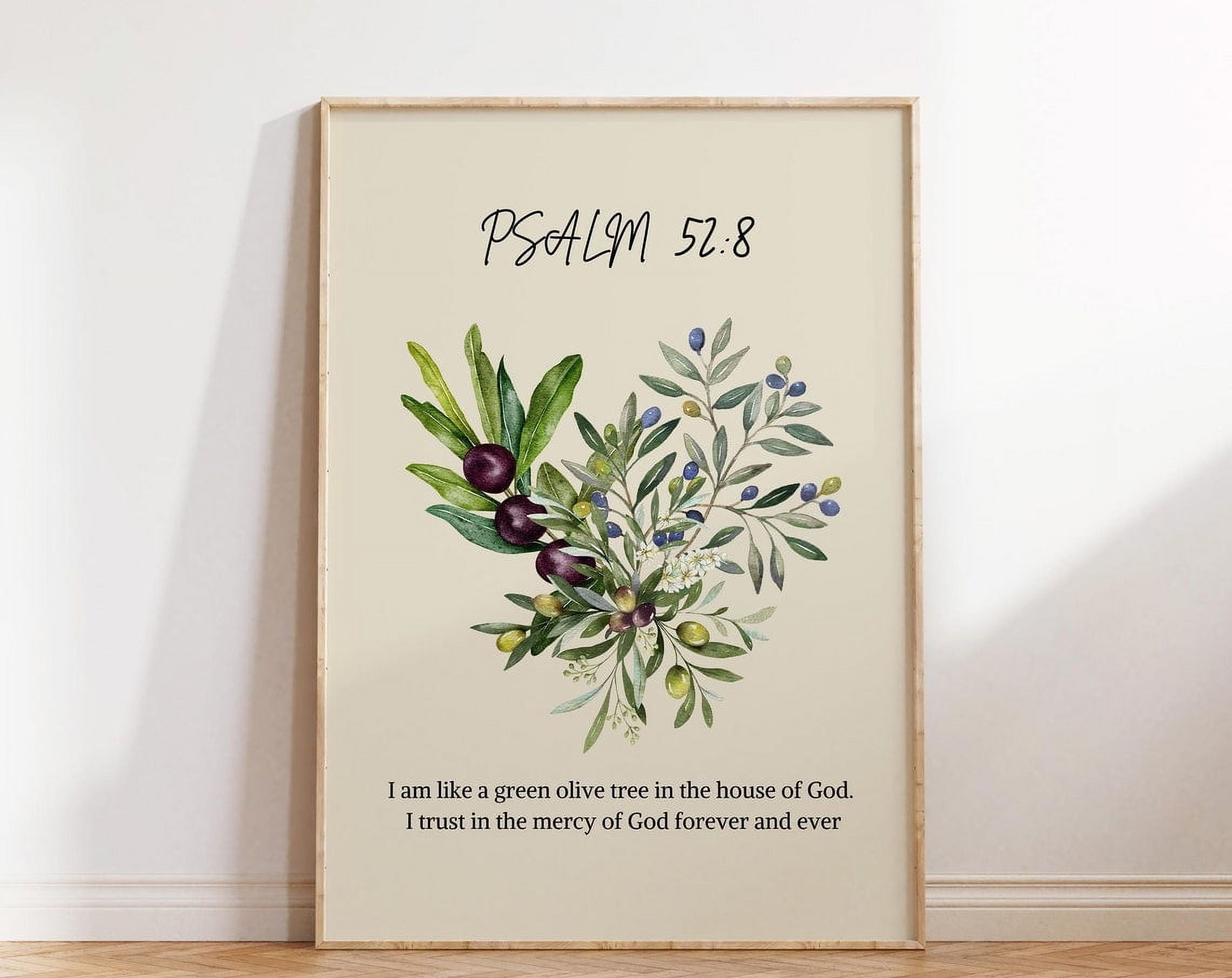DOPAPRINT Christian Wall Art Print, Psalms Scripture, Christian Poster, Bible Verse, Wall Decor ...
