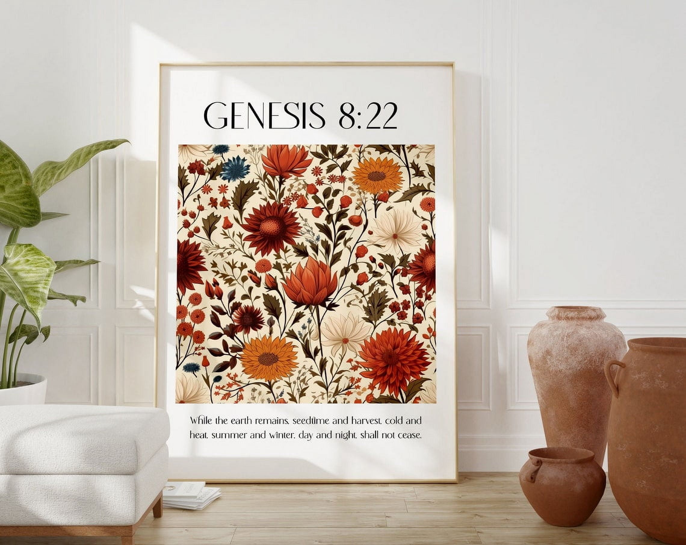 DOPAPRINT Christian Wall Decor Poster Christianity Gift Religious ...