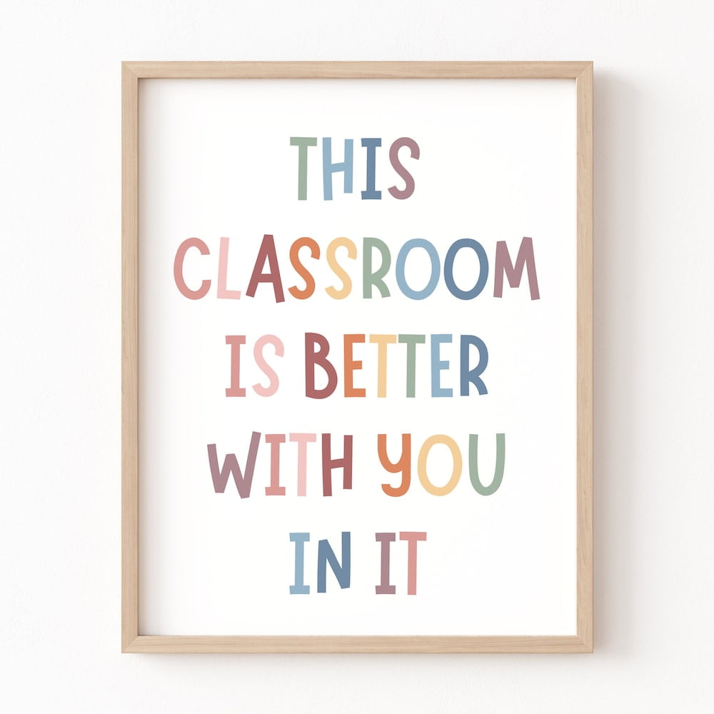 DOPAPRINT This Classroom Is Better With You In It, Boho Classroom Decor ...