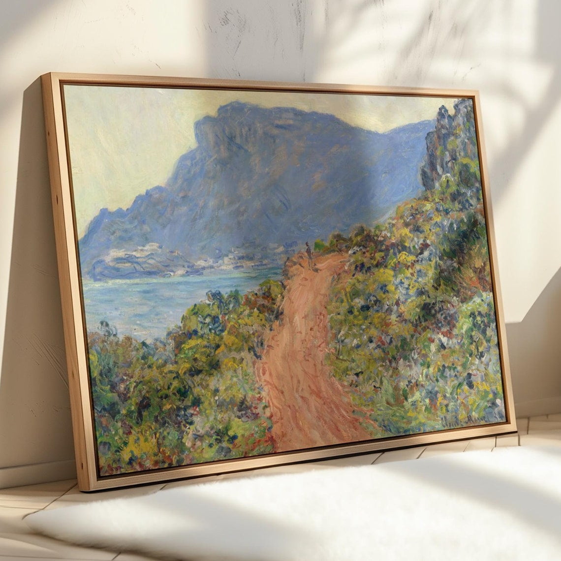 DOPAPRINT Claude Monet - La Corniche Near Monaco 1884 - Framed Wall Art ...