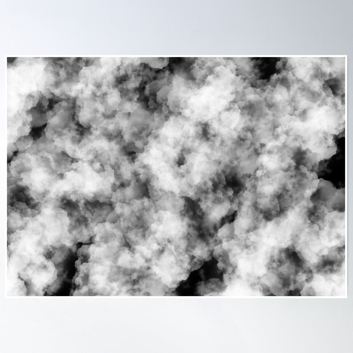 DOPAPRINT Cloudy Night Poster Wall Art, Modern Wall Decor NO FRAMED ...
