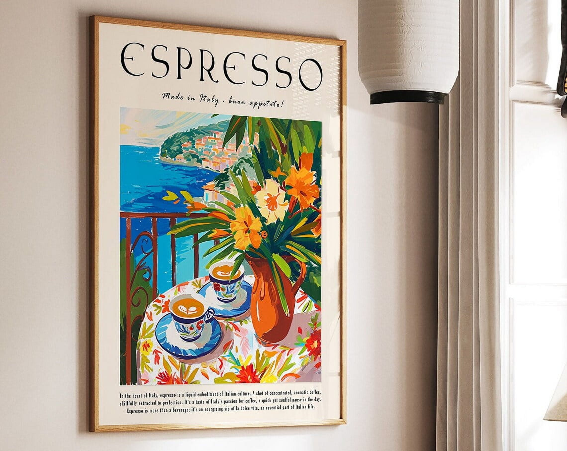 DOPAPRINT Coffee Poster, Espresso Print, Food Poster, Kitchen Decor ...