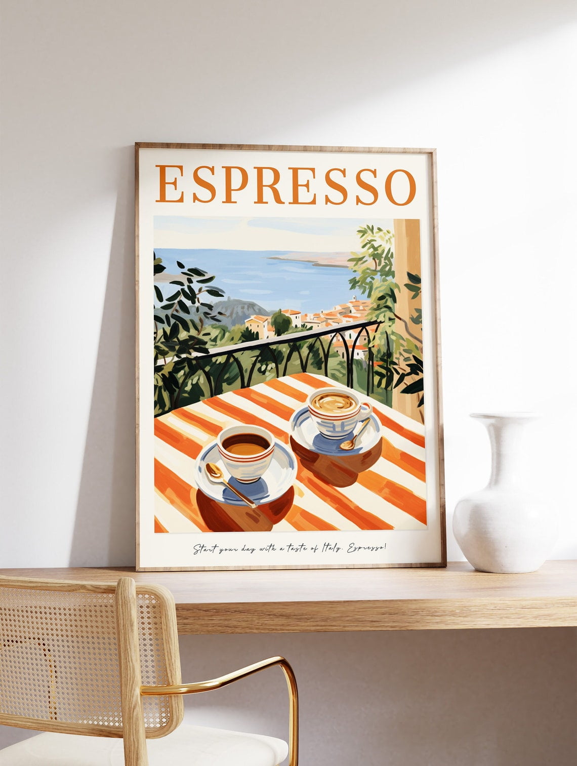 DOPAPRINT Coffee Poster, Italian Espresso Print, Kitchen Decor, Retro ...