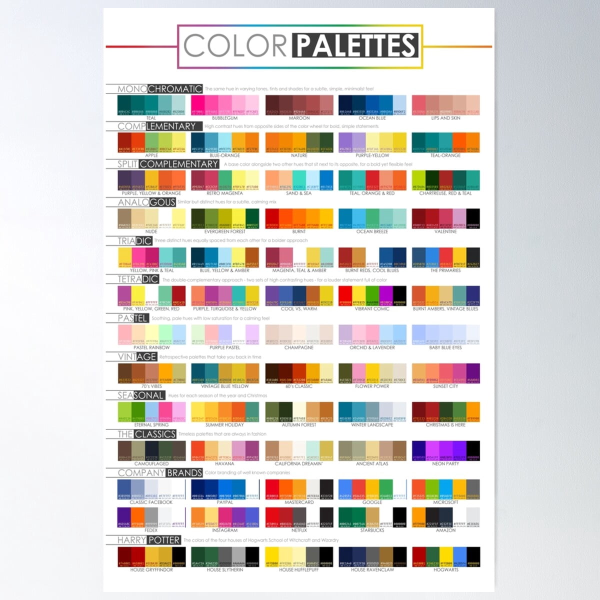 DOPAPRINT Color Palettes And Themes For Artists And Ux Graphic ...