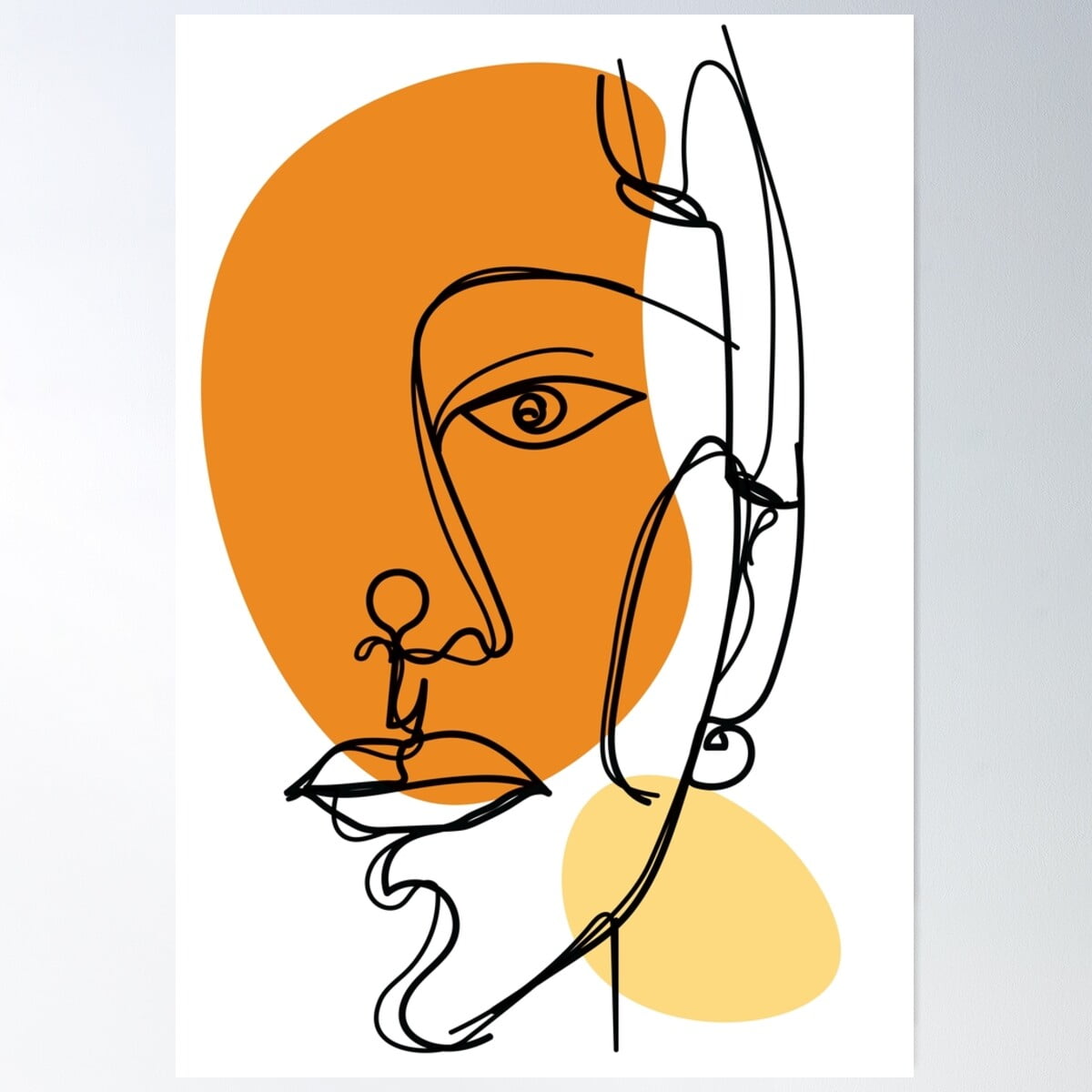 DOPAPRINT Colored Pakal The Great Mayan Cubism Style Poster Wall Art ...