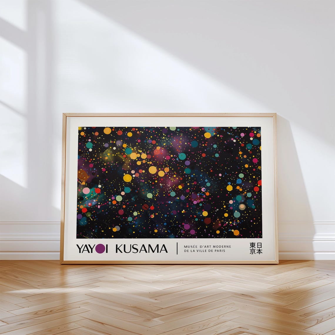 DOPAPRINT Colorful Polka Dot Abstract Art Poster Yayoi Kusama Modern ...