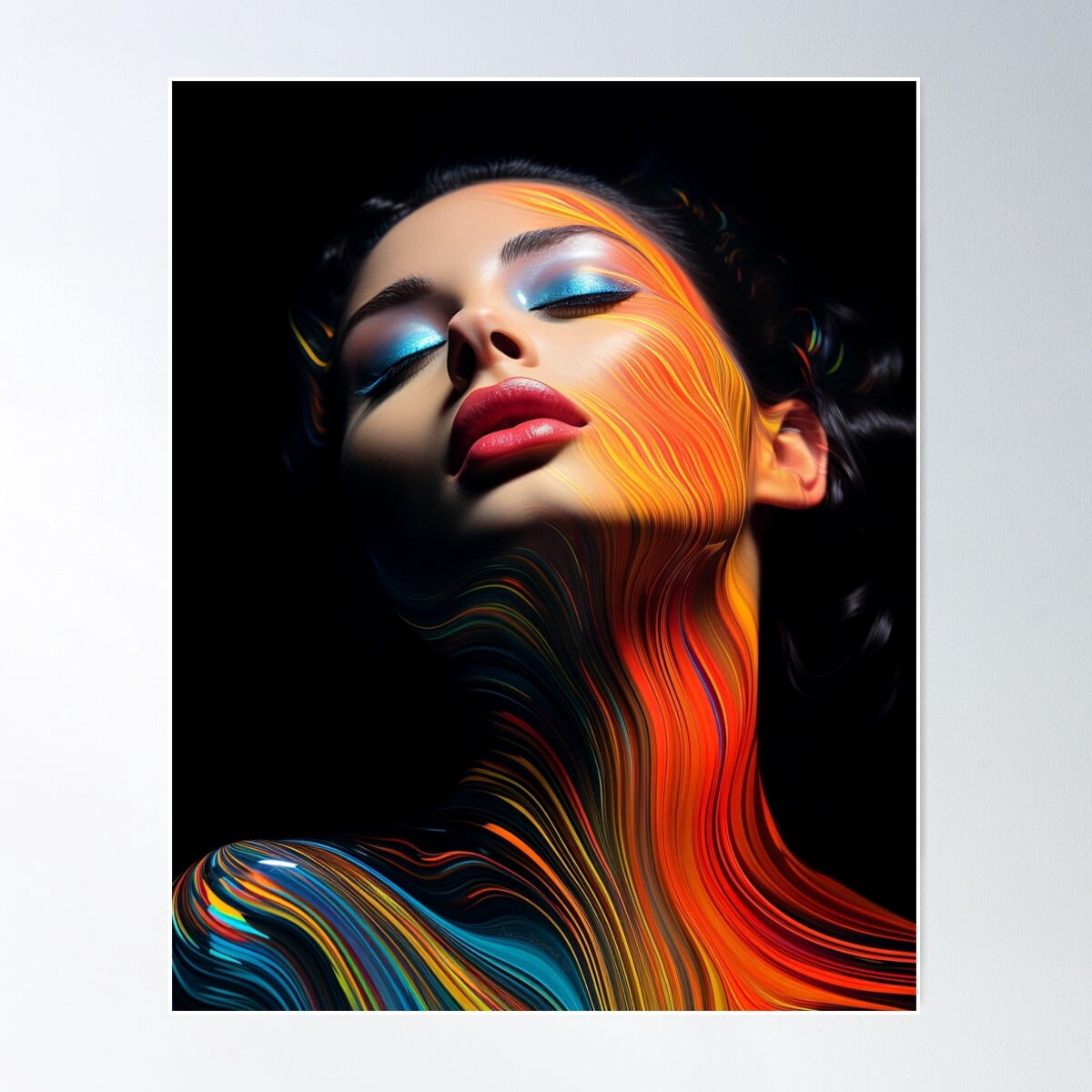 DOPAPRINT Colour Ecstasy Poster Wall Art, Modern Wall Decor NO FRAMED ...