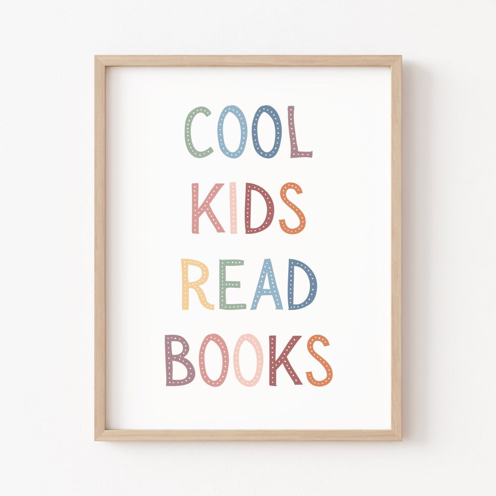 DOPAPRINT Cool Kids Read Books, Boho Classroom Decor, Reading Corner ...