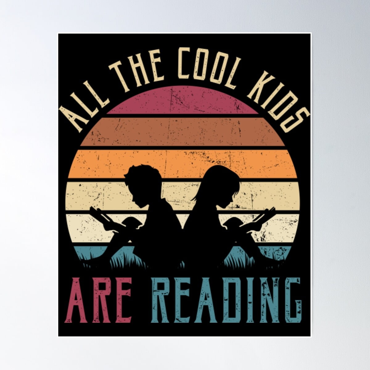 DOPAPRINT All The Cool Kids Are Reading Posterall The Cool Kids Are ...
