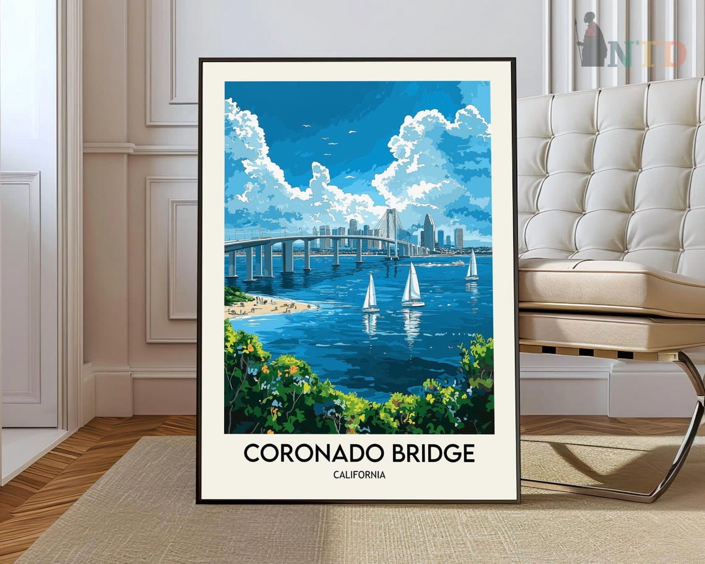 DOPAPRINT Coronado Bridge Print, Coronado Bridge Poster, Coronado ...