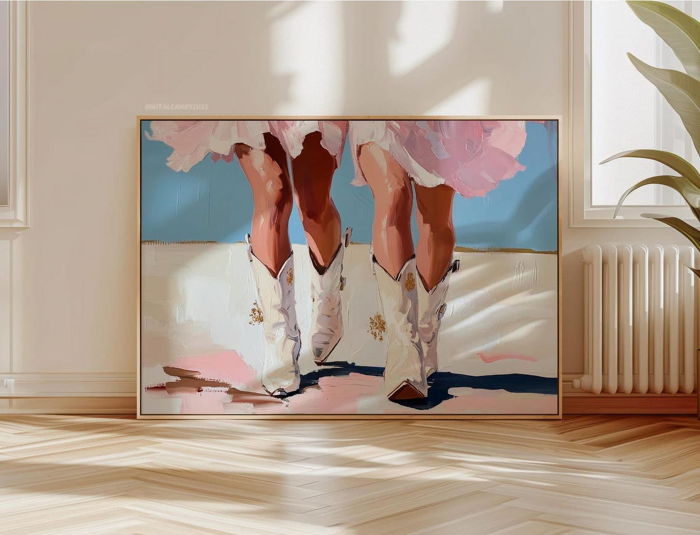 DOPAPRINT Cowgirl Wall Art Coastal Cowgirl Decor Wall Art Digital ...