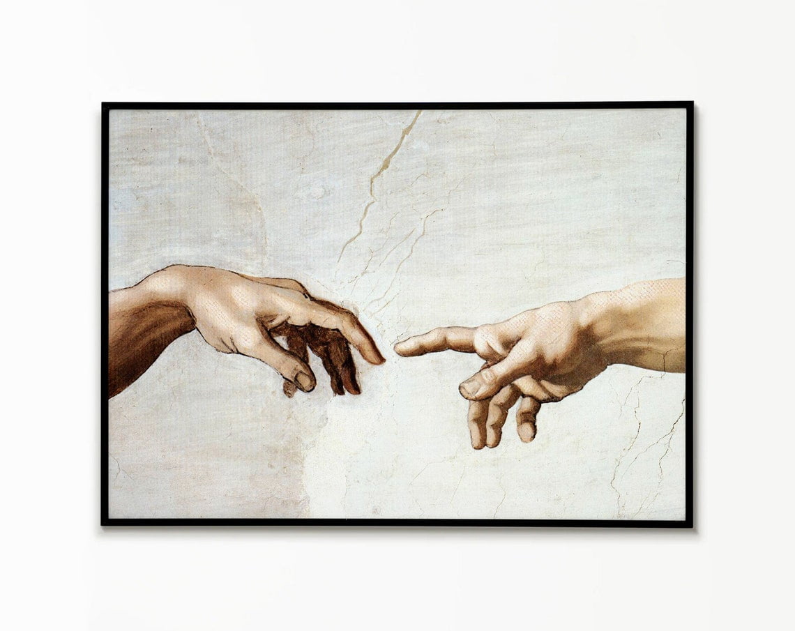 DOPAPRINT The Creation Of Adam Poster, Vintage Poster, Vintage Print ...