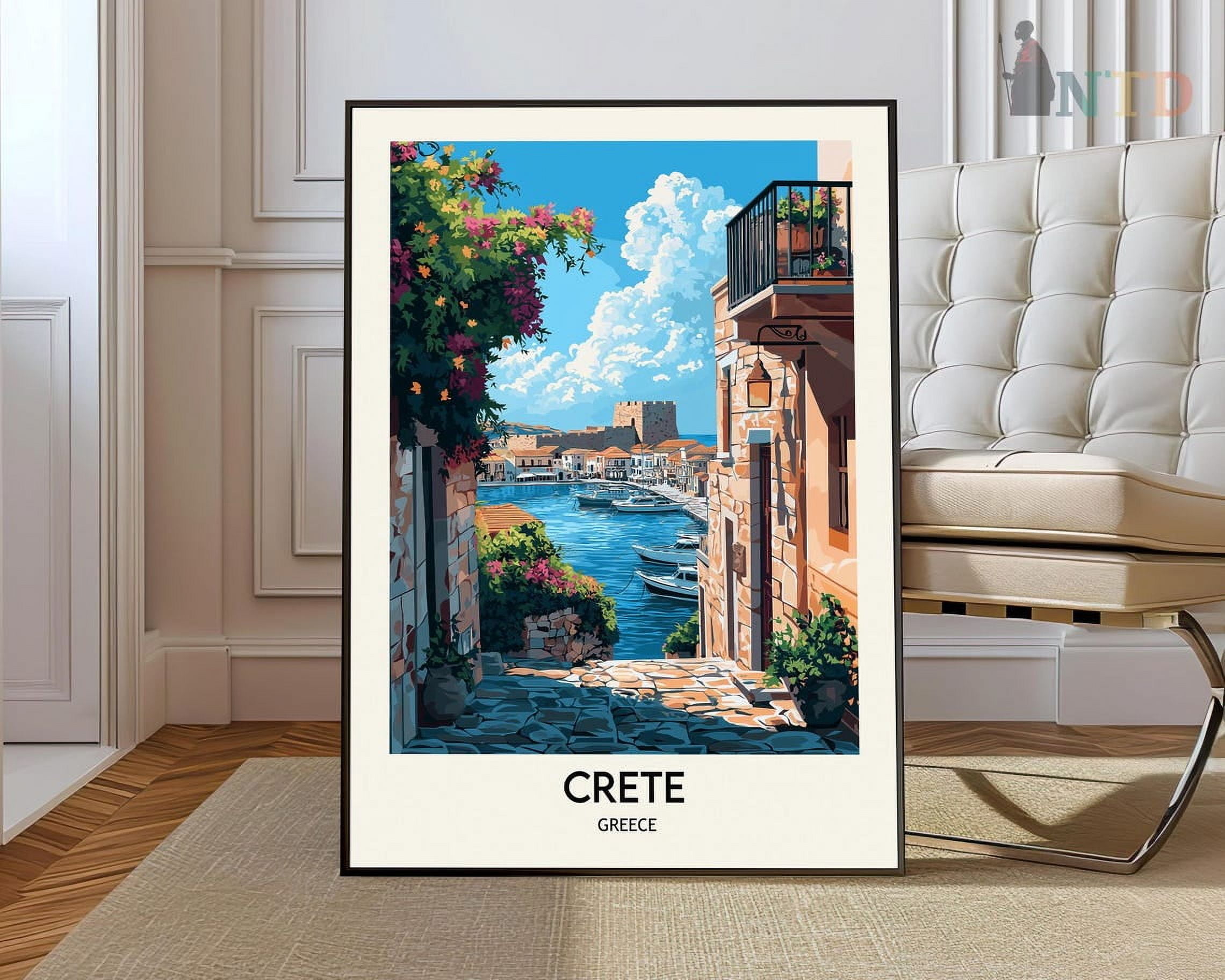 DOPAPRINT Crete Art, Crete Artwork, Crete Map, Crete Photo, Crete ...